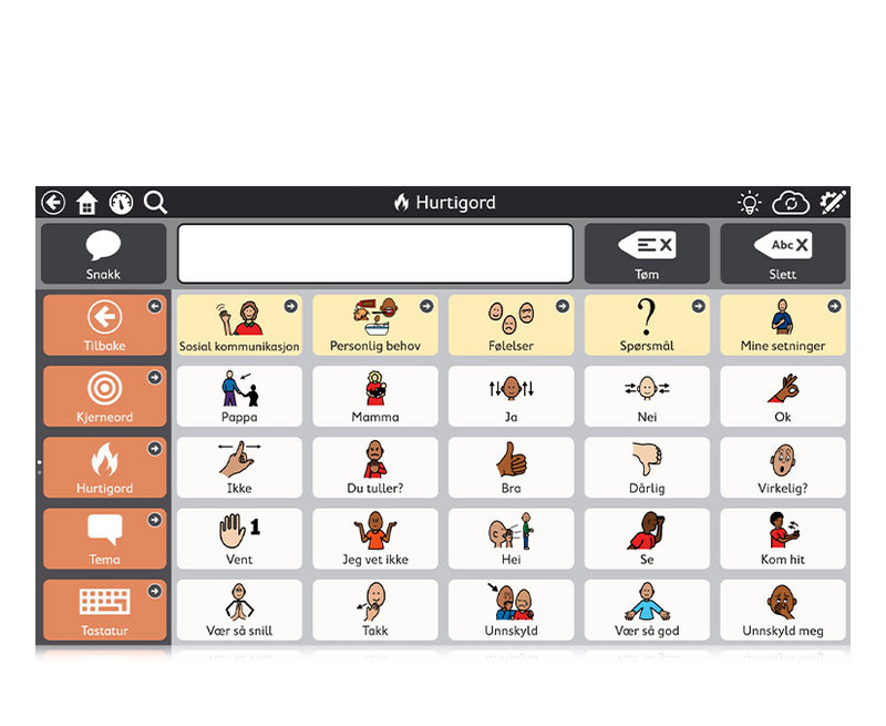 Apper og programvare - Tobii Dynavox NO